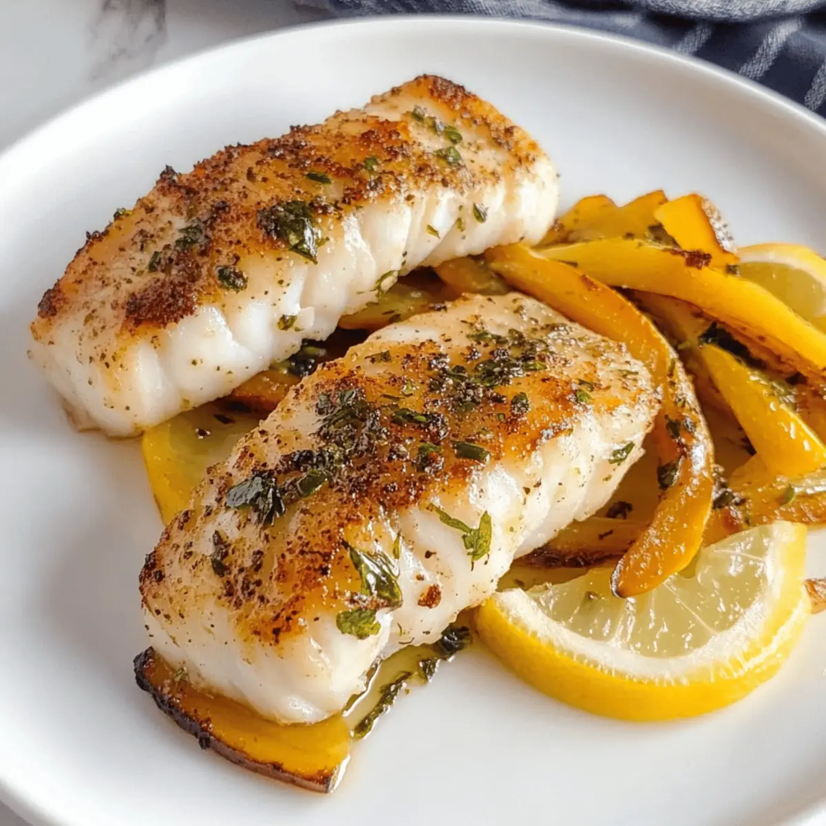 Easy Baked Lemon Herb Cod That Bursts with Fresh Flavor