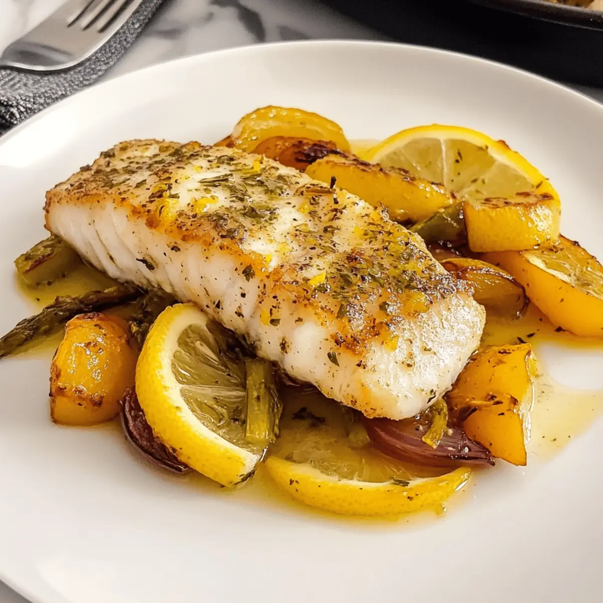 Easy Baked Lemon Herb Cod That Bursts with Fresh Flavor