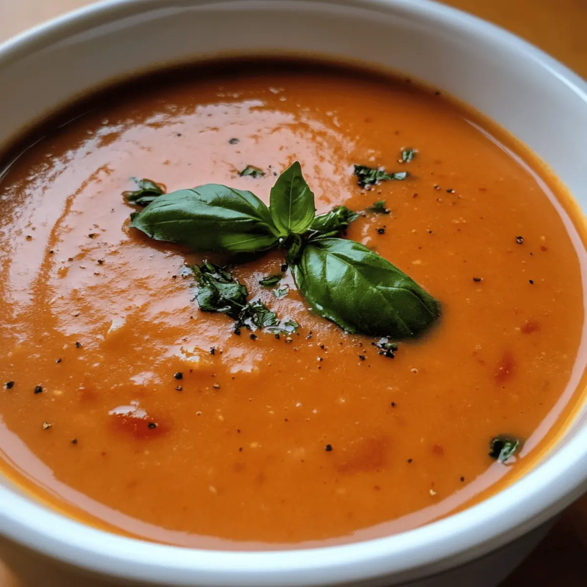 Irresistible Creamy Tomato Soup: Perfect Warm Comfort in 30 Min