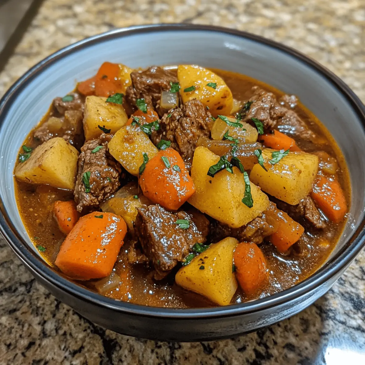 Ultimate Hearty Comforting Crockpot Beef & Vegetable Stew