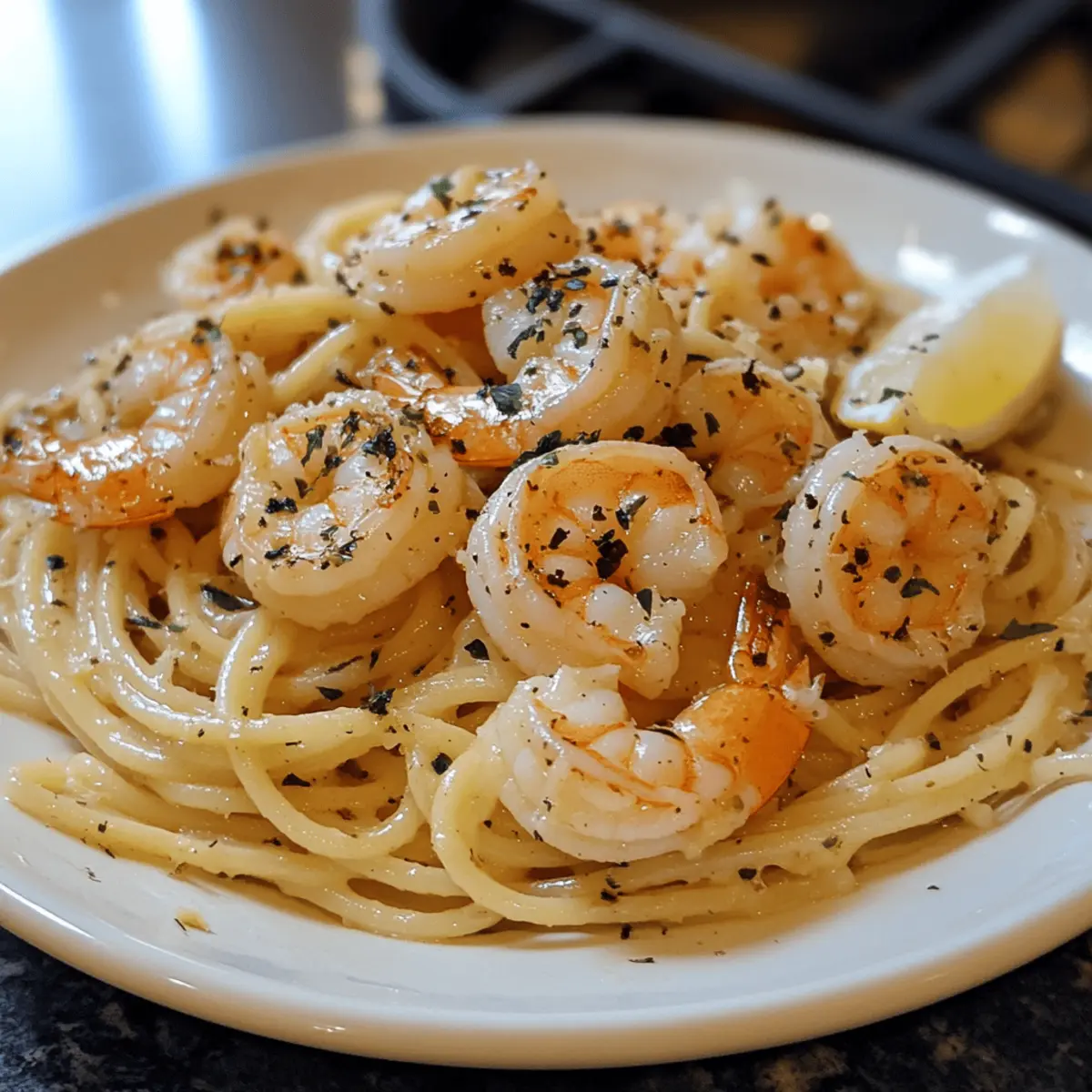 Easy Delicious Garlic Butter Shrimp Pasta for Creamy Bold Flavor