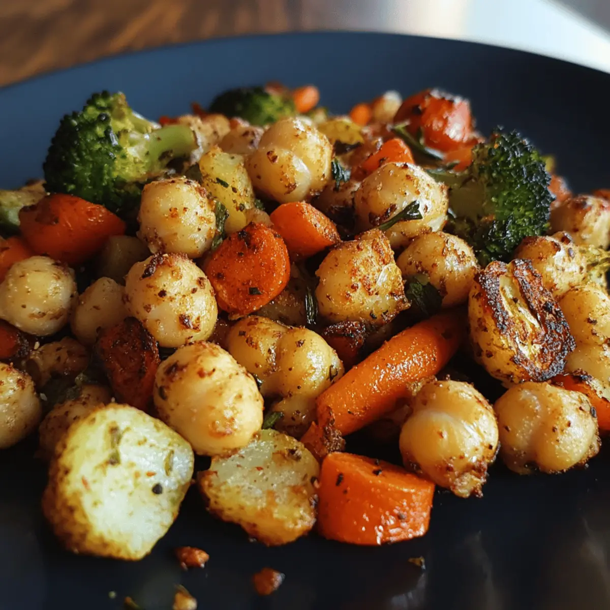 Ultimate Easy Guilt-Free Crispy Roasted Chickpea & Veggie Bites
