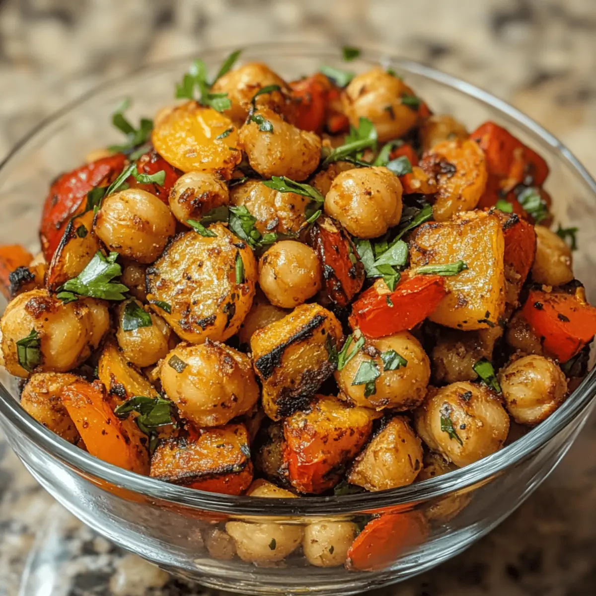 Ultimate Easy Guilt-Free Crispy Roasted Chickpea & Veggie Bites
