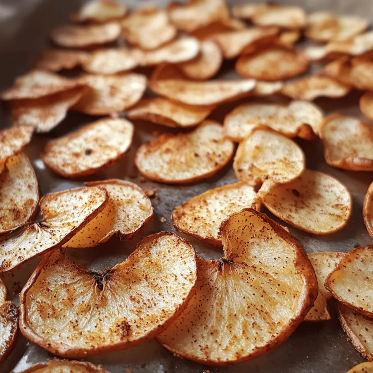 Easy Spiced Baked Apple Chips: Crispy, Sweet Snack Bliss