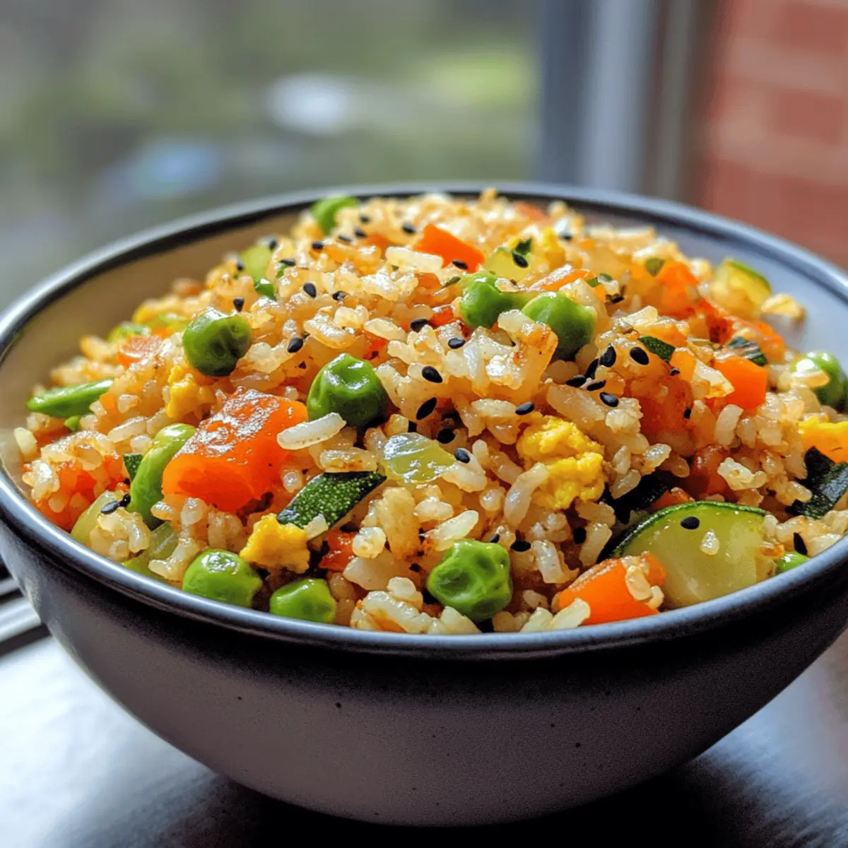 Irresistible Comforting Crispy Gluten-Free Veggie Fried Rice