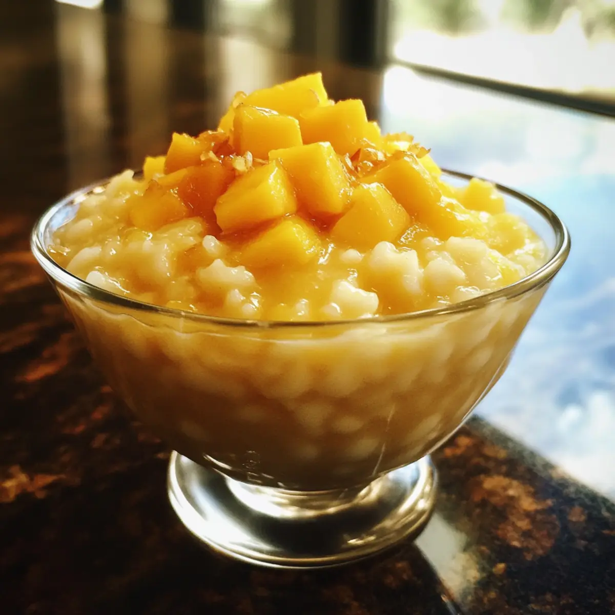 Easy Coconut Mango Sago Pudding - Creamy Delicious Tropical Bliss