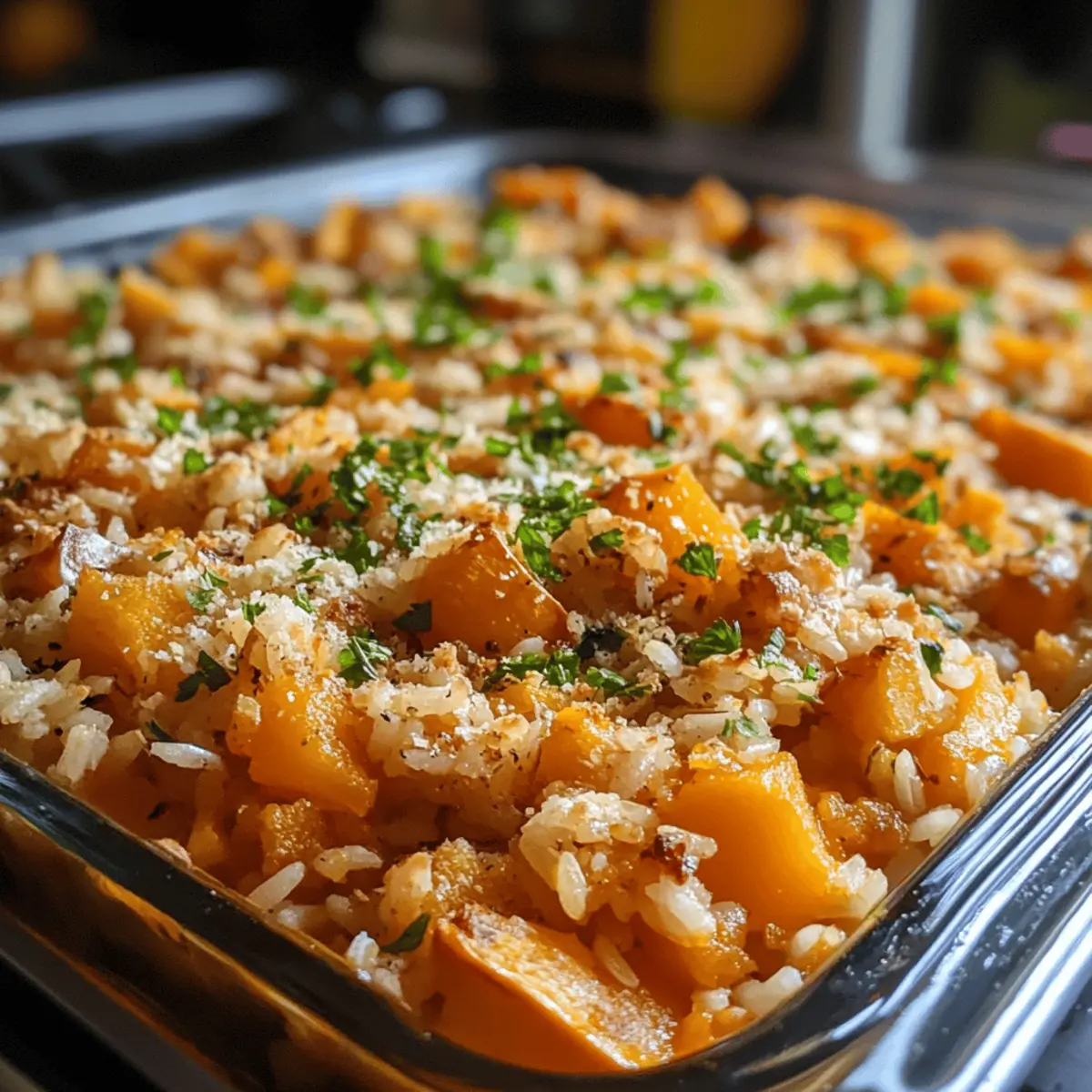 Easy Thanksgiving Pumpkin Rice Bake: Perfect Creamy Side