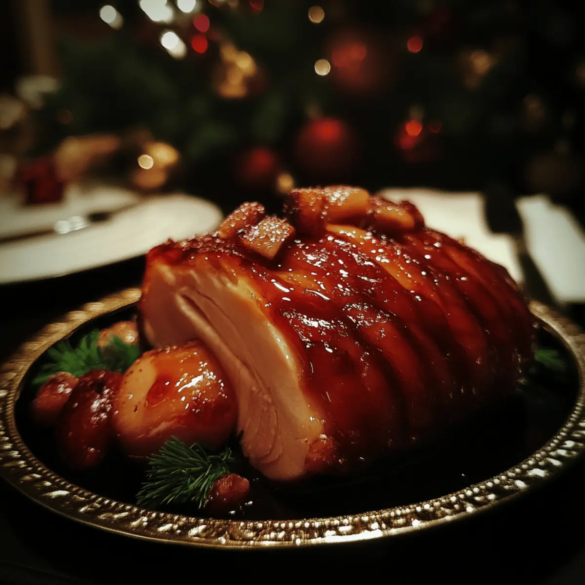 Ultimate Juicy Christmas Turkey “Ham” with Honey Glaze