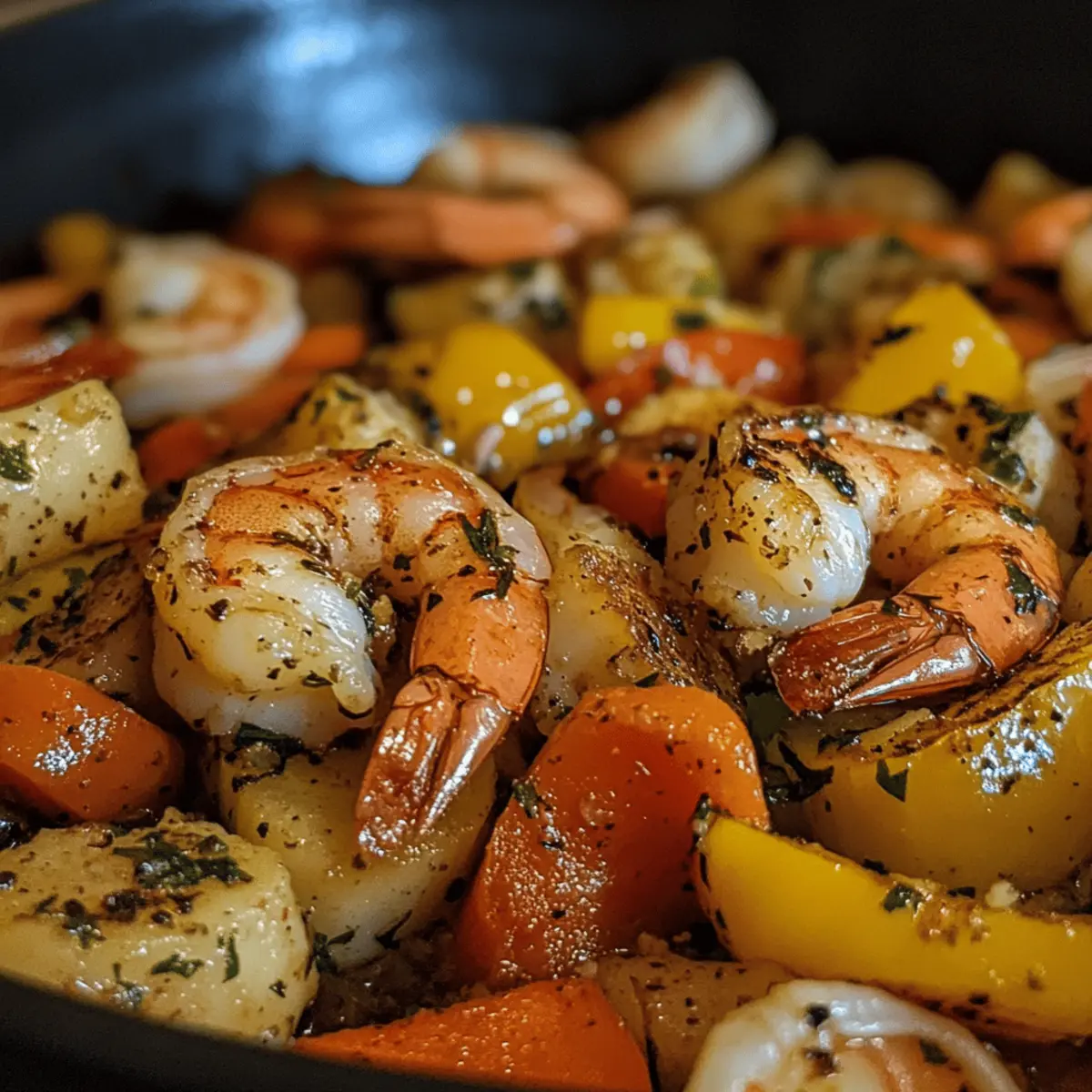 Irresistible One-Pot Shrimp & Vegetables (Weeknight Easy) Dinner