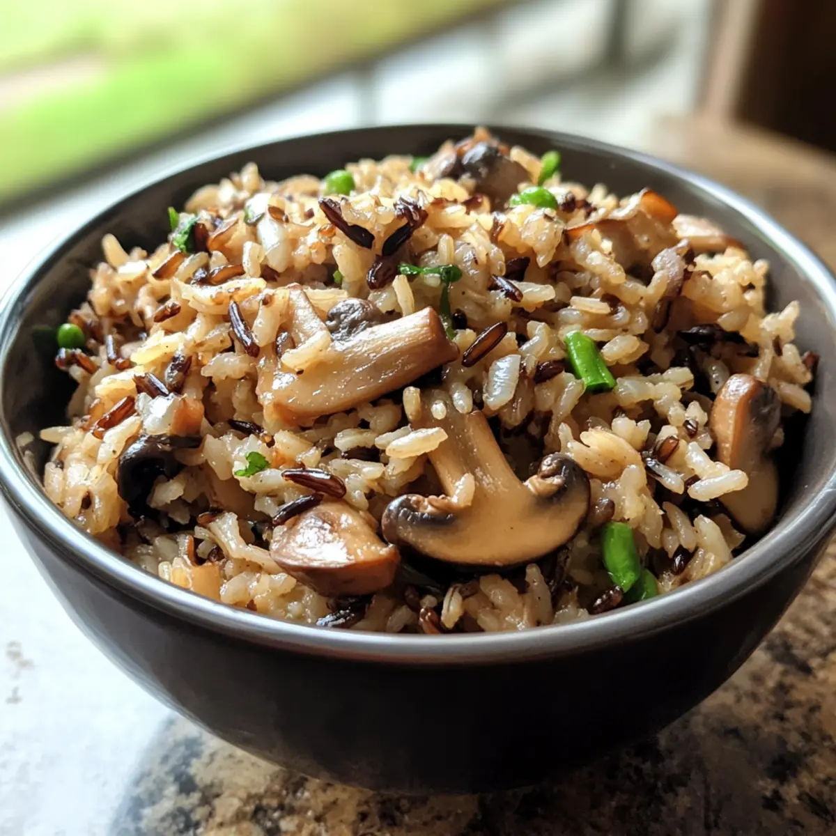 Irresistible Creamy Instant Pot Mushroom Wild Rice Pilaf