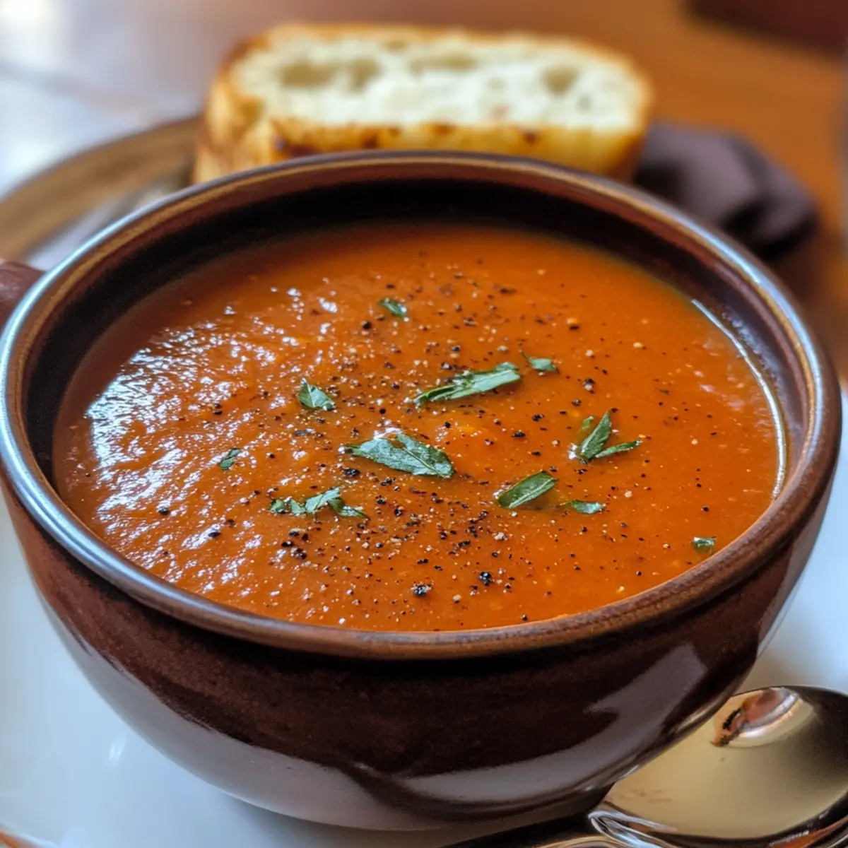 Ultimate Comforting Smoky Spicy Roasted Tomato Soup Recipe