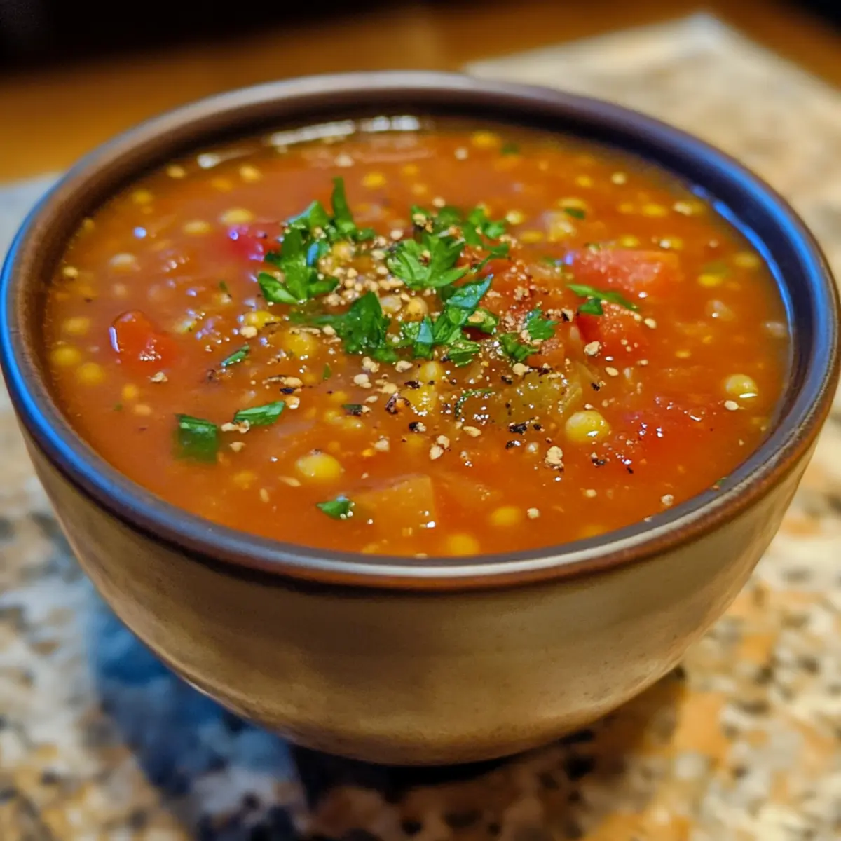 Easy Tomato Ginger Lentil Soup: Irresistible Creamy Comforting