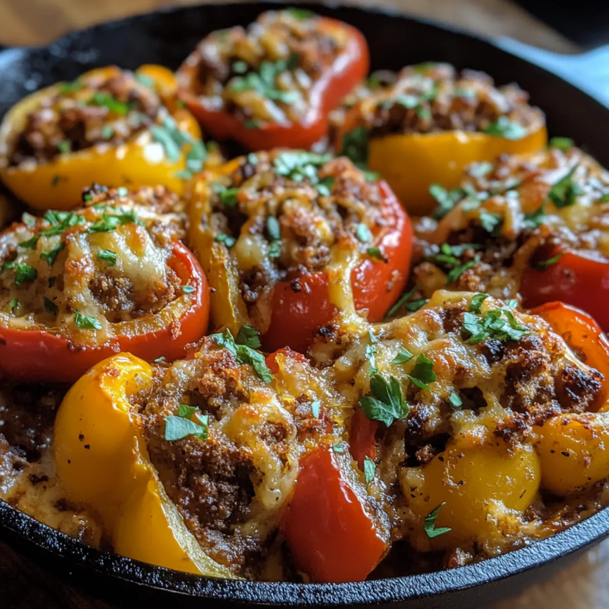 Easy Smoky Stuffed Bell Pepper Skillet Recipe for Bold Flavor