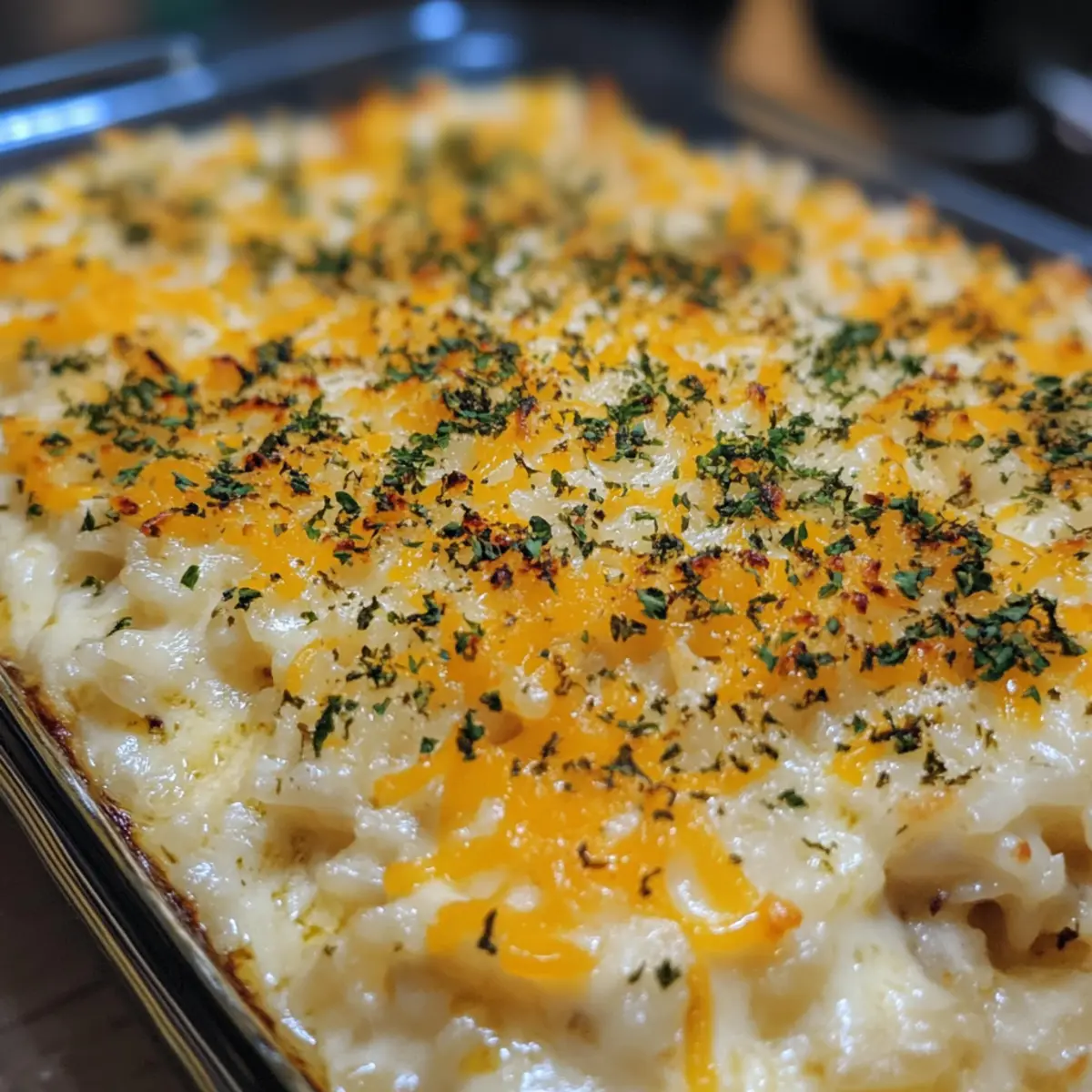 Ultimate Comforting Baked Creamy Rice and Cheese Tray Recipe