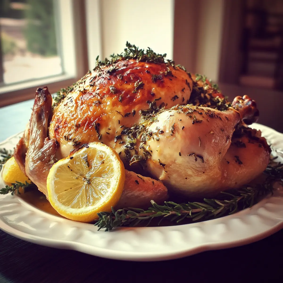 Easy Juicy Easter Lemon-Herb Whole Chicken Recipe to Impress